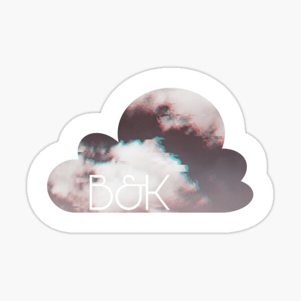 "Aesthetic Cloud" Sticker by B-and-KStickers | Redbubble