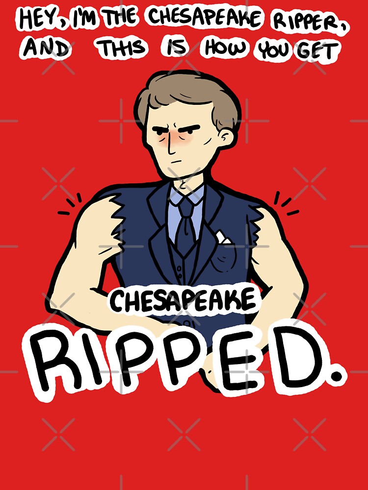 "The Chesapeake Ripper" T-shirt for Sale by geothebio | Redbubble ...