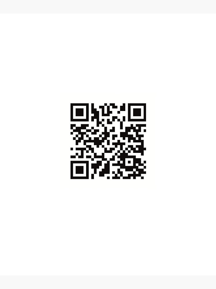 "Rick Roll QR code" Mounted Print for Sale by jaclyn12w | Redbubble