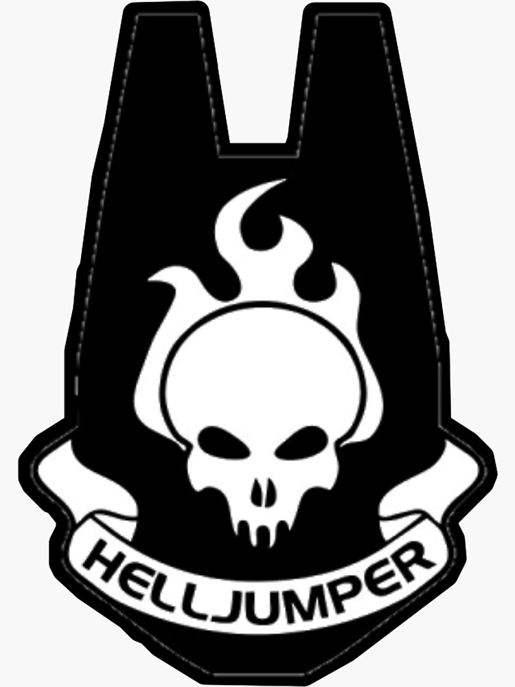 "ODST Helljumper Patch" Sticker for Sale by Hirozdz | Redbubble