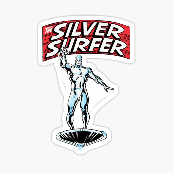 Silver Surfer Stickers | Redbubble