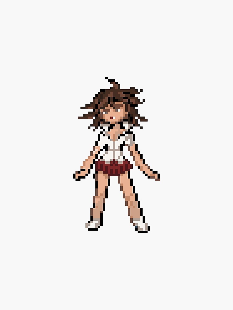 Pegatina «Akane Owari Pixel Sprite» de cfllightbulb | Redbubble