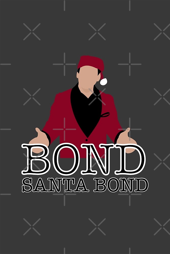 "Santa Bond" by doctorheadly | Redbubble