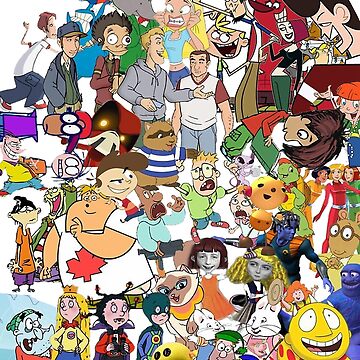 "Canadian Cartoons " Sticker for Sale by blasteryuii | Redbubble