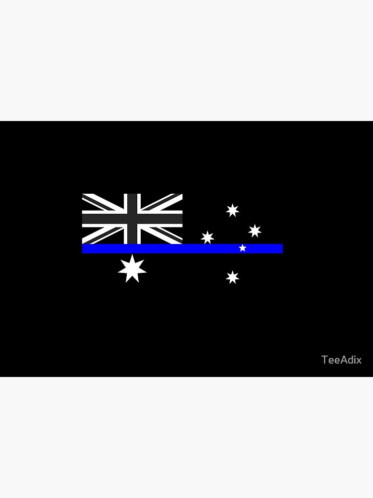 "Thin Blue Line - Australia" Mask by TeeAdix | Redbubble