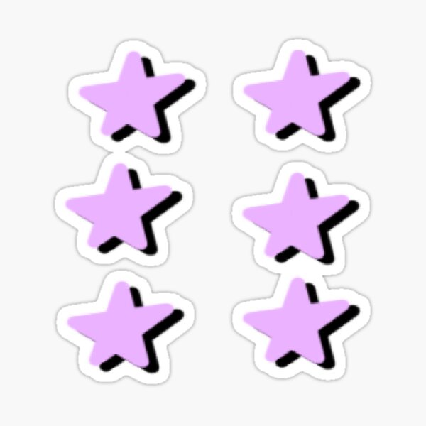 "Purple Star Sticker Pack" Sticker for Sale by CnPstickers | Redbubble