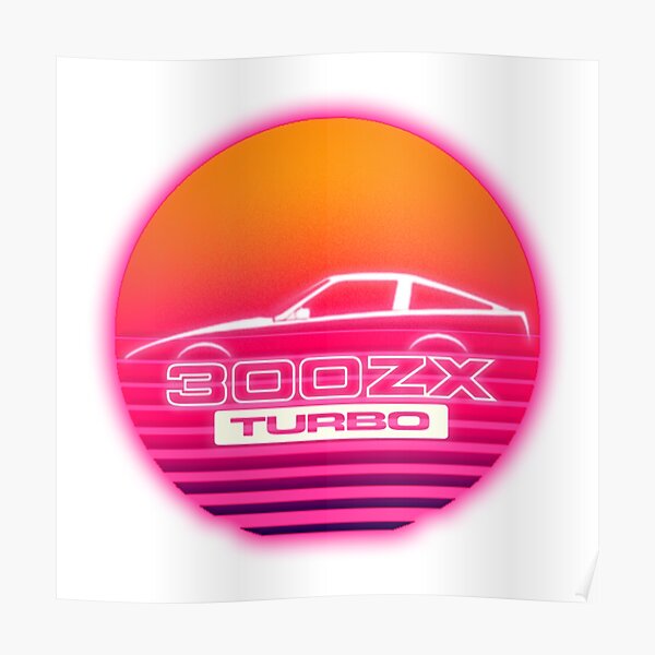 "Nissan 300ZX Series 1 Outrun Emblem" Poster for Sale by lithoman2 ...