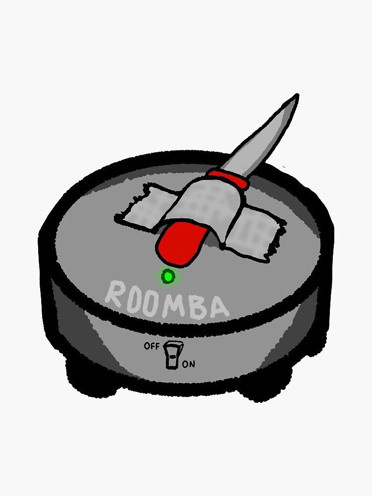 "knife roomba" Sticker for Sale by ktmars01 | Redbubble