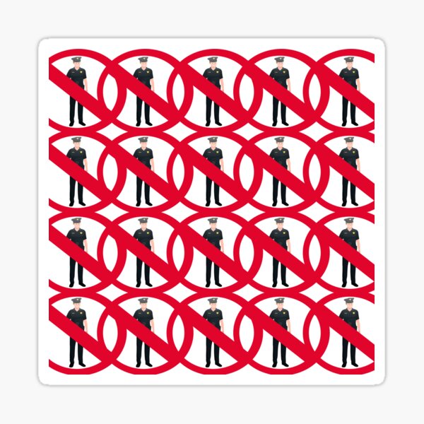 "no cops" Sticker for Sale by rusto1 | Redbubble