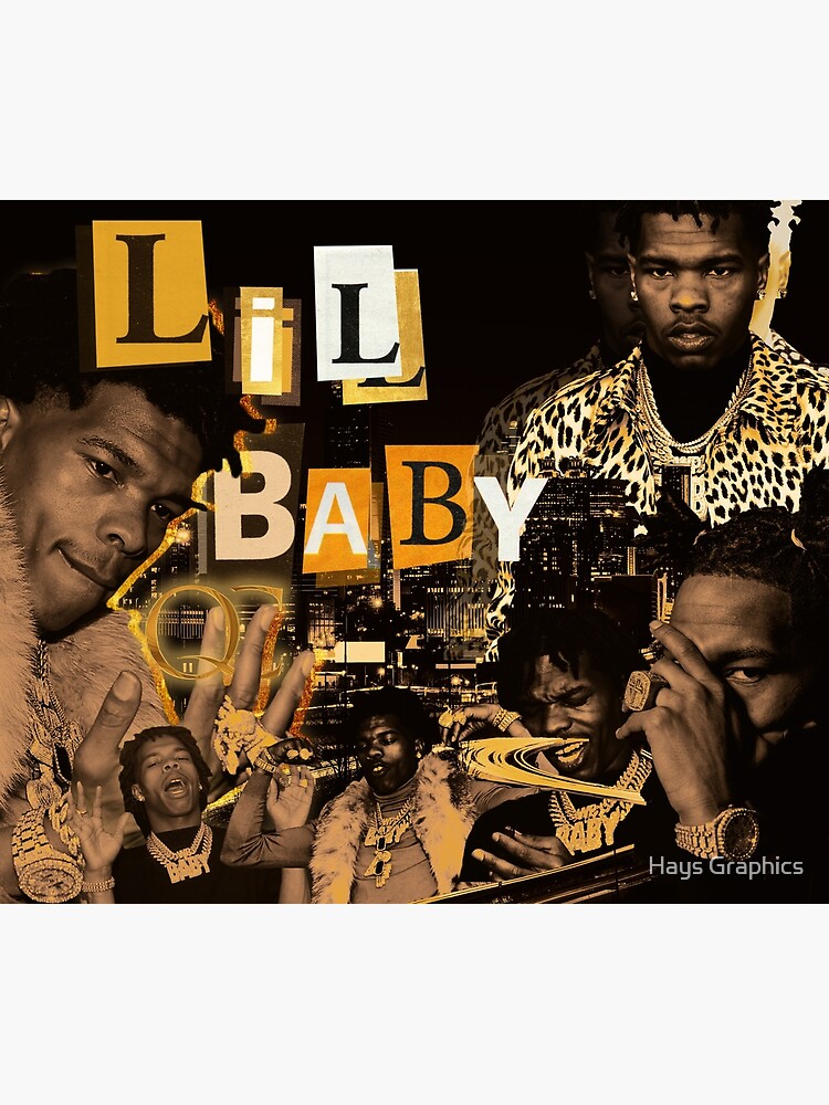 "Lil Baby | Gold Standard Collage" Tapestry for Sale by HaysMolm ...