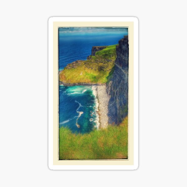 "Cliffs of Moher, Ireland (Color Edited)" Sticker for Sale by ...