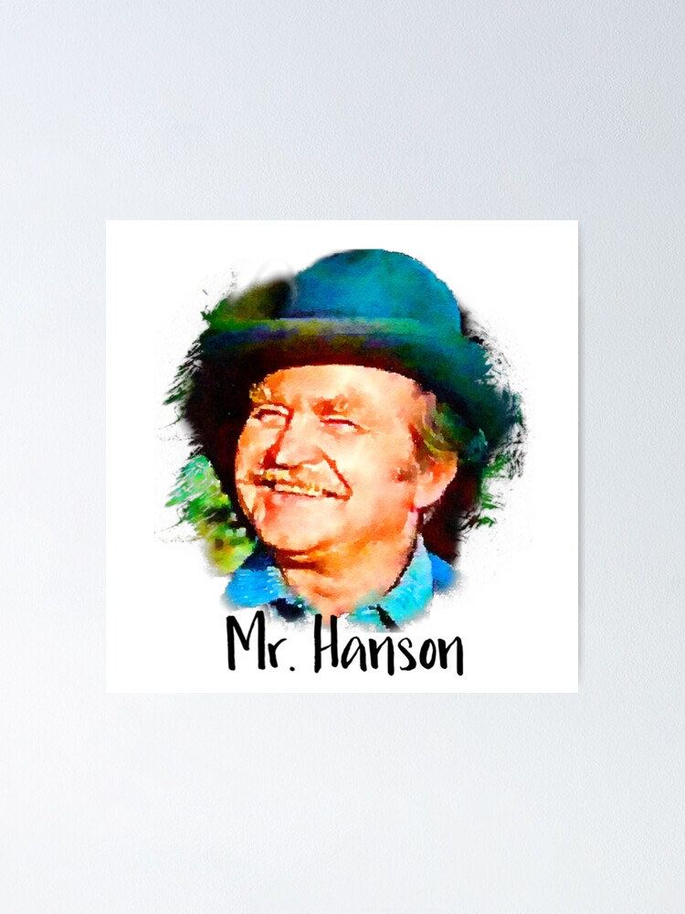 "Mr. Hanson Little House on the Prairie" Poster by DNiceGirl | Redbubble
