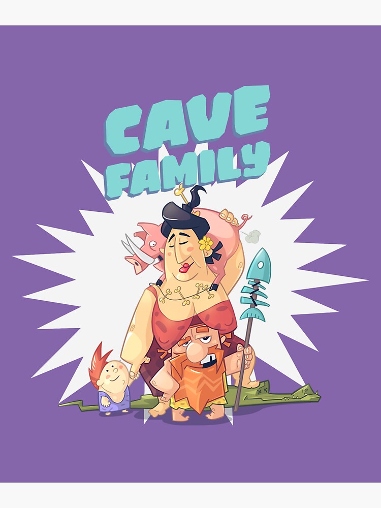 "Cave Family" Sticker by AladdinMktgs | Redbubble