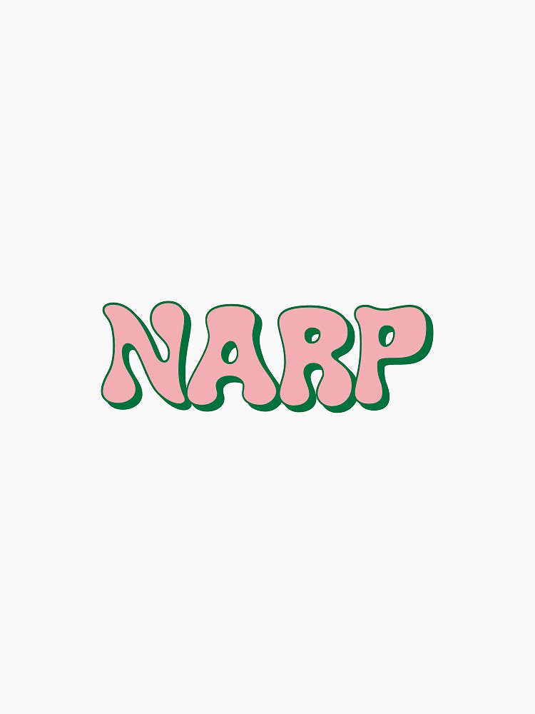 "Non athletic regular person NARP" Sticker for Sale by mackattak06 ...