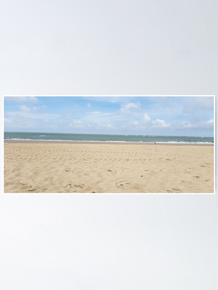 Poster « Photographie de plage de Knokke », par JokeGysen | Redbubble