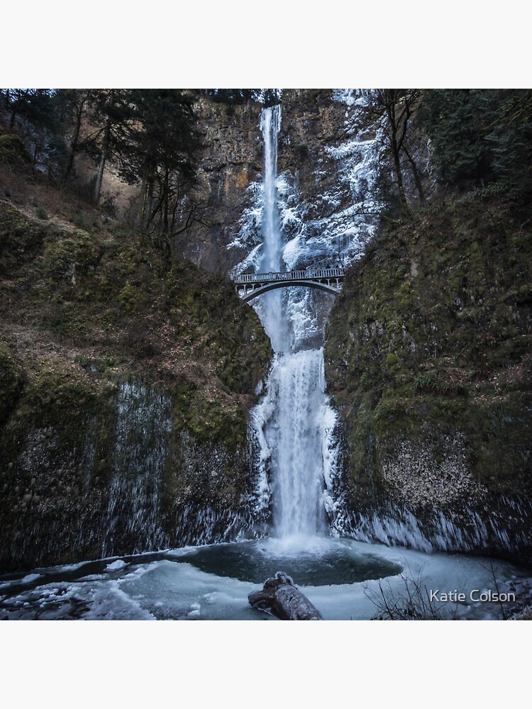 "Multnomah Falls" Sticker for Sale by KColson | Redbubble