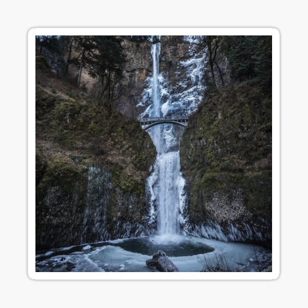 "Multnomah Falls" Sticker for Sale by KColson | Redbubble