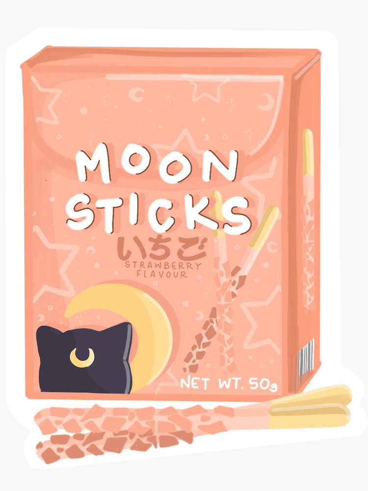 "Sailor Moon Pocky" Sticker for Sale by athleysart | Redbubble
