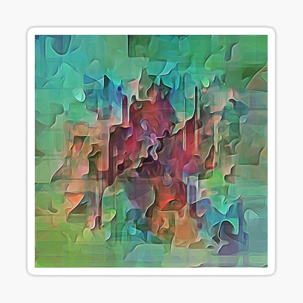 "Perplexity in Abstract" Sticker for Sale by HQRtsy | Redbubble