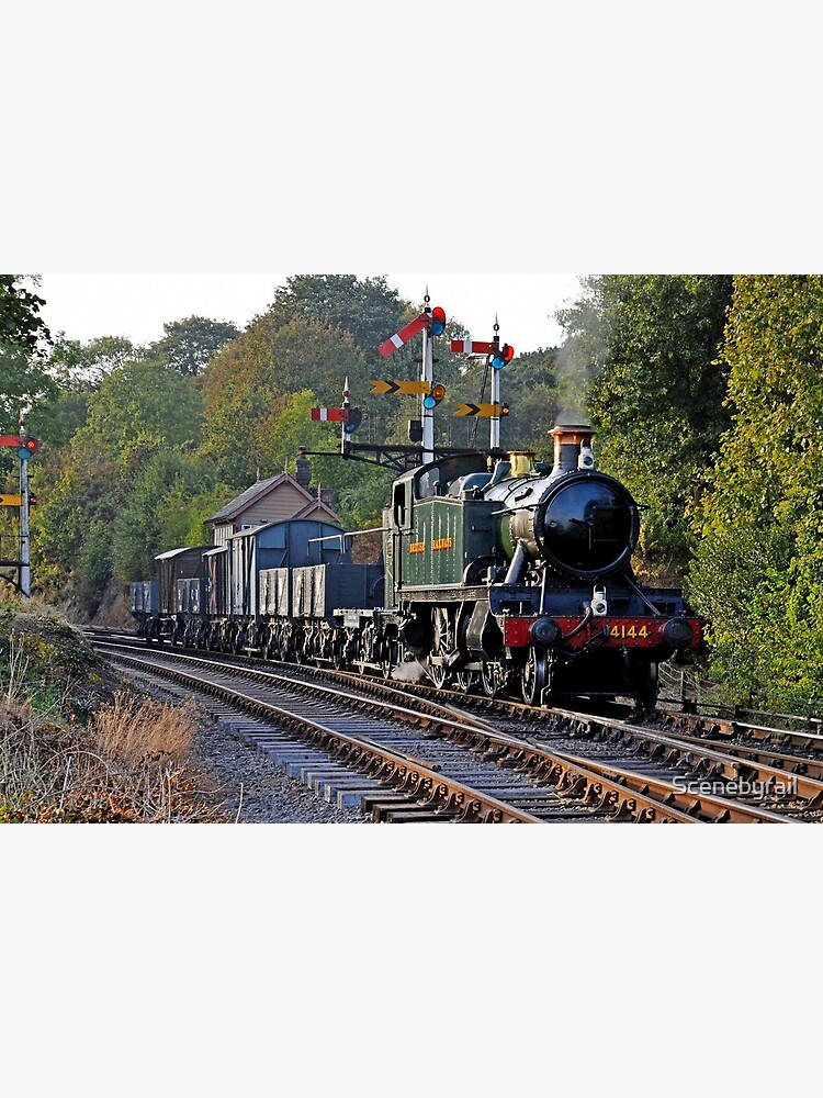 "GWR Steam loco 4144 with a goods train at Bewdley" Photographic Print ...