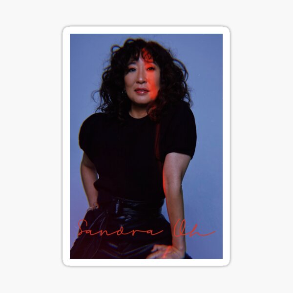 "Sandra Oh" Sticker by Katysprism | Redbubble