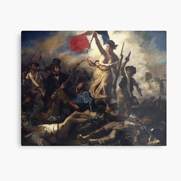 "Delacroix - La Liberte Guidant Le Peuple - Freedom" Metal Print by ...