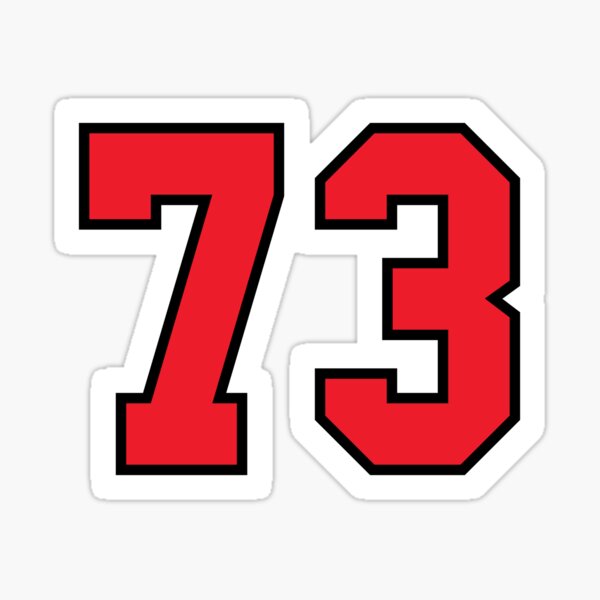 Number 73 Stickers | Redbubble