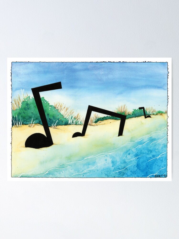 "Outer Banks Notes" Poster by bartcastle | Redbubble