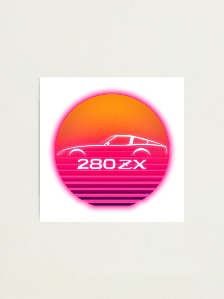"Datsun/Nissan 280ZX Outrun Emblem" Photographic Print by lithoman2 ...