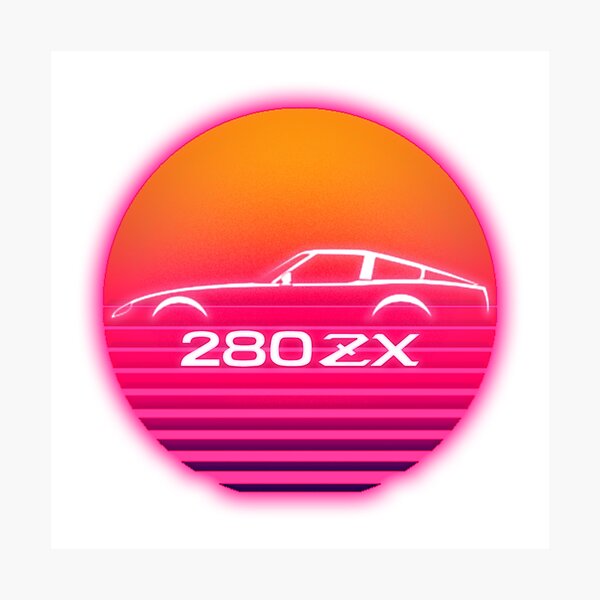 "Datsun/Nissan 280ZX Outrun Emblem" Photographic Print by lithoman2 ...