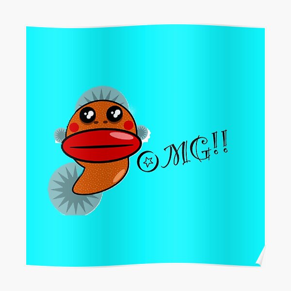 "Fun Texting slang OMG teenager puns memes oh my god" Poster by ...