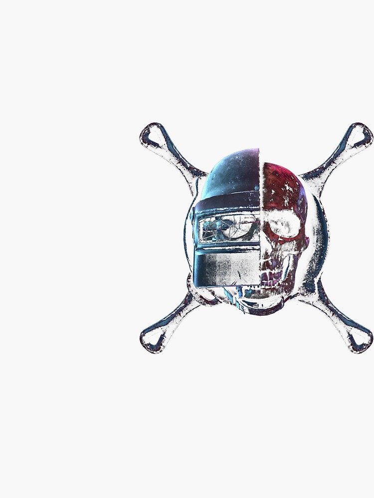 "death pubg skull" Sticker by Sarthakgarg04 | Redbubble