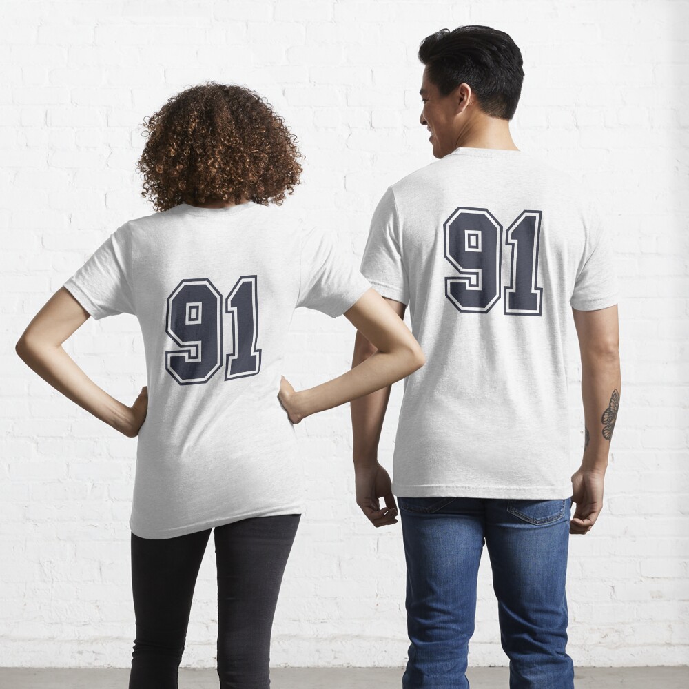 "91 Sports Number Ninety-One" Sticker for Sale by HelloFromAja | Redbubble