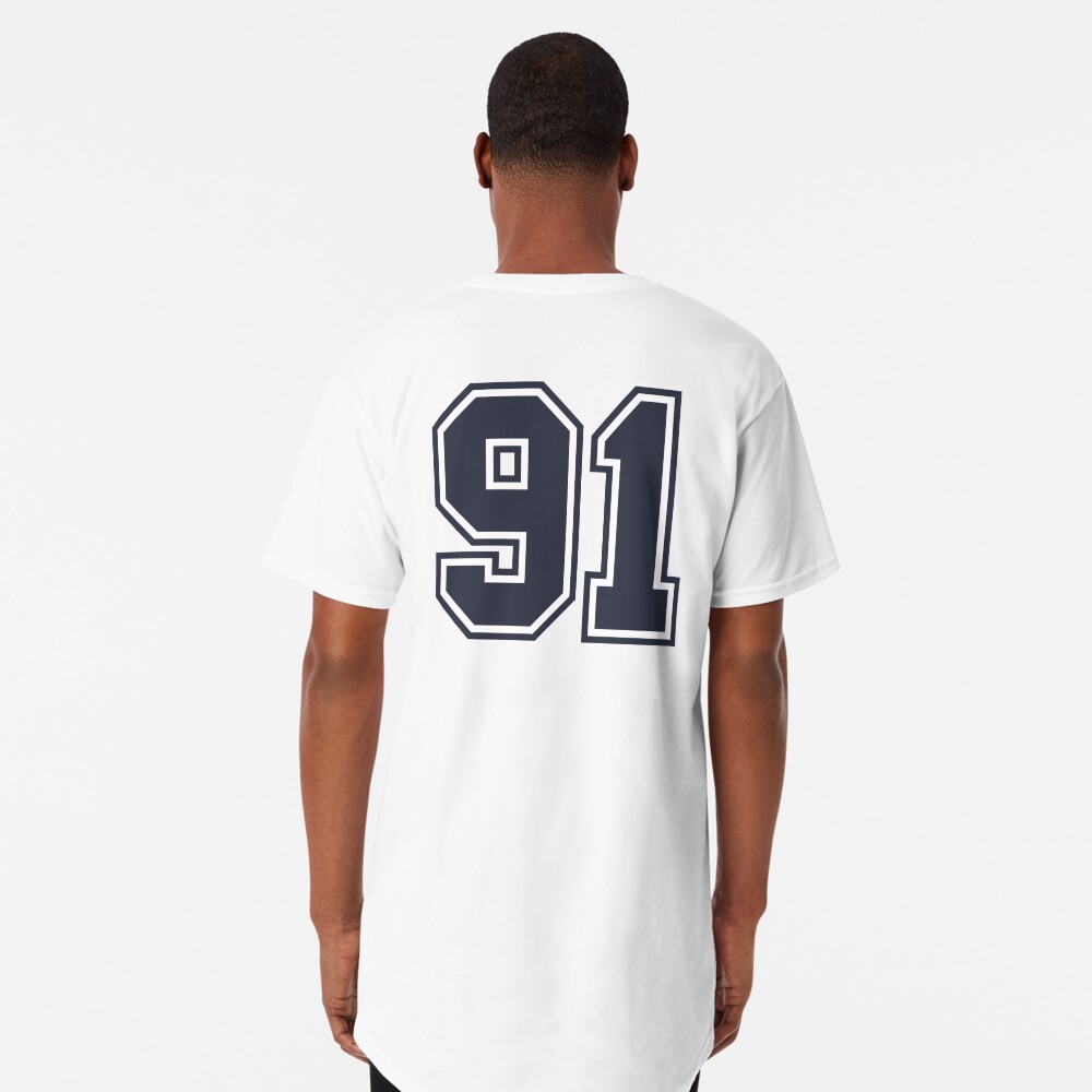 "91 Sports Number Ninety-One" Sticker for Sale by HelloFromAja | Redbubble
