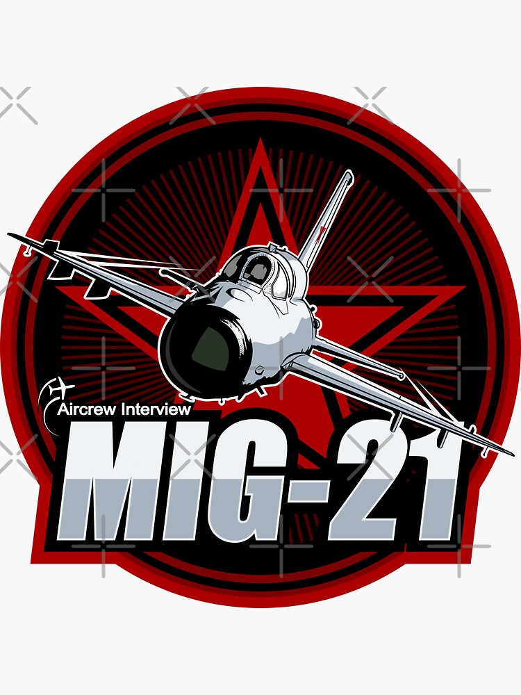 "Mig-21" Sticker for Sale by ACInterview | Redbubble