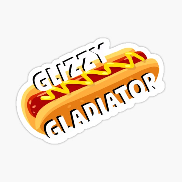 "Glizzy Gladiator" Sticker by 00squad | Redbubble