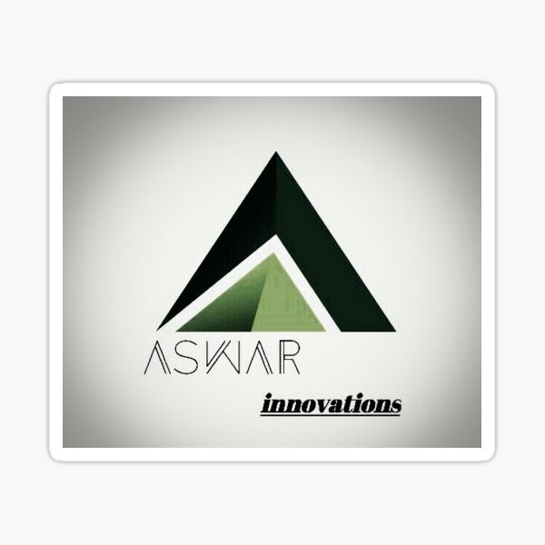 "Aswar iNNovation logo for RedBubble" Sticker for Sale by ASWAR222 ...