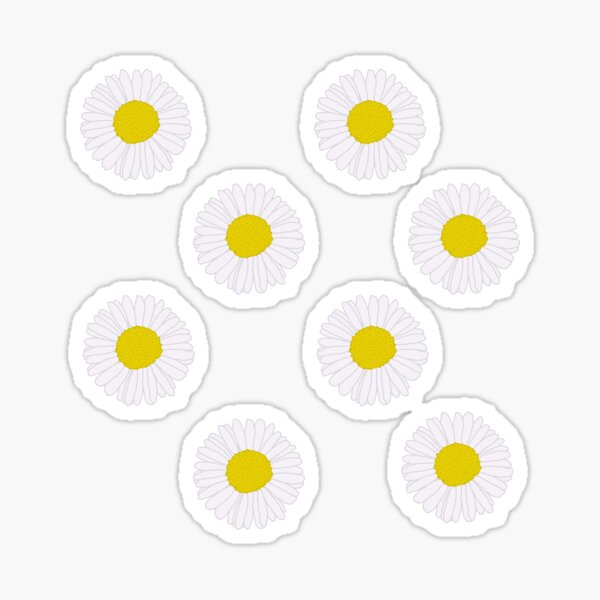 "Daisy sticker pack" Sticker for Sale by Miri-designs | Redbubble