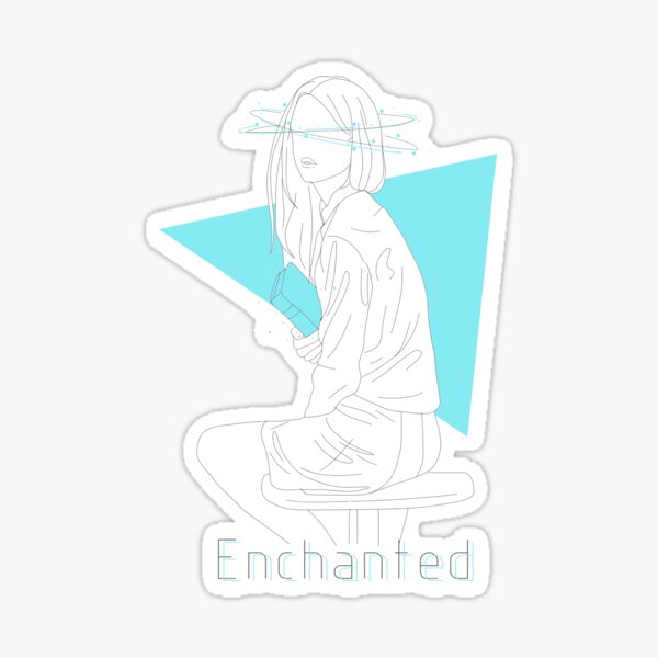 "Enchanted" Sticker for Sale by SilkyPie | Redbubble