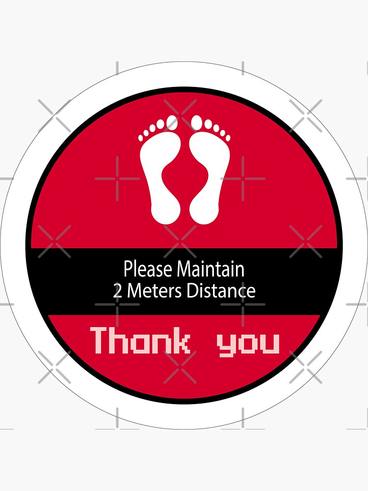 "Stay 2 Metres Away - Social Distance / Social Distancing / Maintain ...