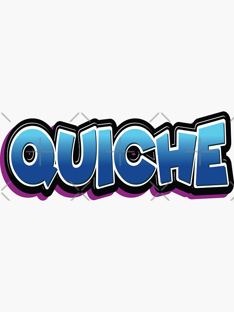"Quiche" Sticker by ProjectX23 | Redbubble