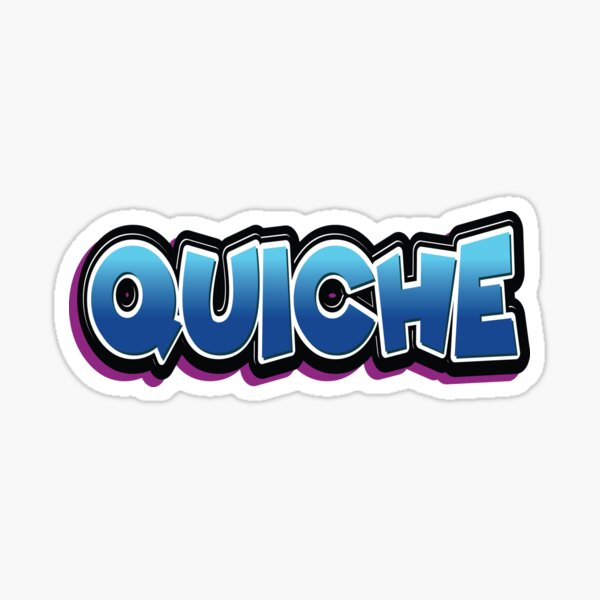 "Quiche" Sticker by ProjectX23 | Redbubble