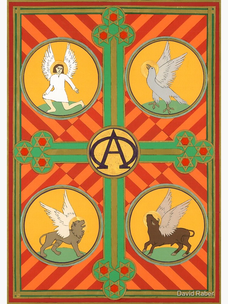 "Icon of the Gospels" Poster for Sale by draber | Redbubble