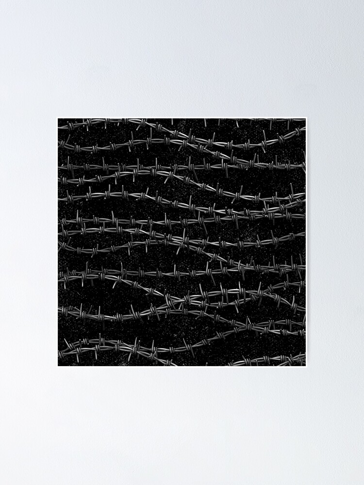 "Bouquets of Barbed Wire" Poster for Sale by GrandeDuc | Redbubble