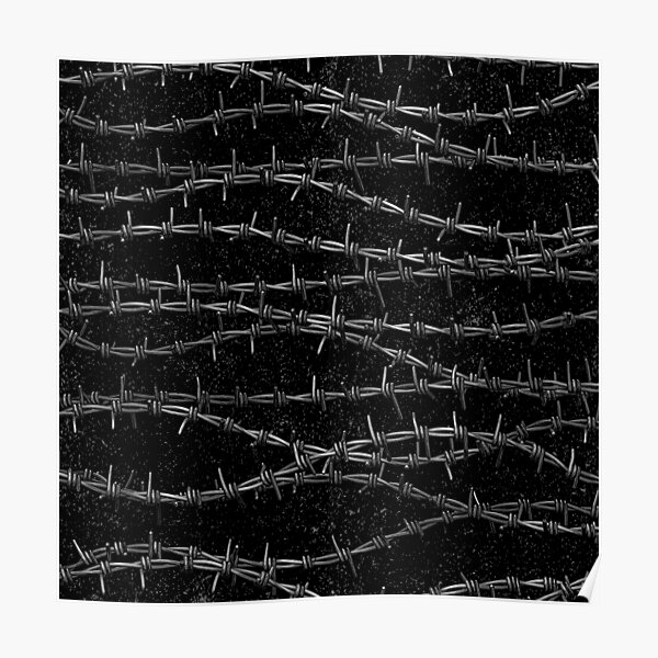 "Bouquets of Barbed Wire" Poster for Sale by GrandeDuc | Redbubble