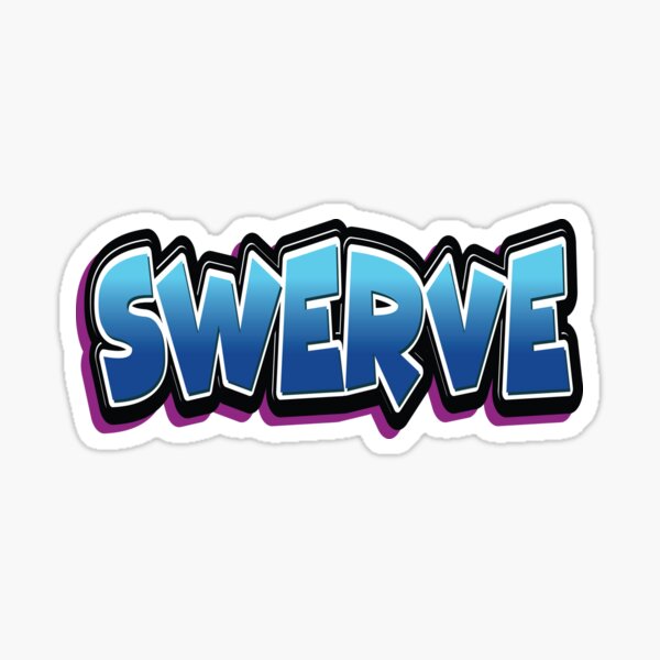 "Swerve You Are In the Wrong Lane" Sticker by ProjectX23 | Redbubble