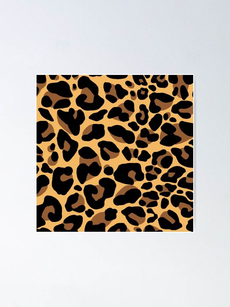 "Leopard print" Poster by Natalia-Tara | Redbubble