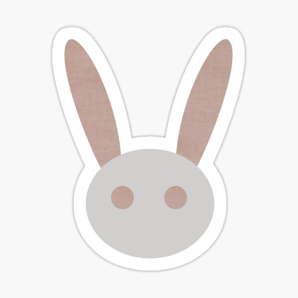 "Lucid bunny sticker" Sticker for Sale by reereeayoub | Redbubble