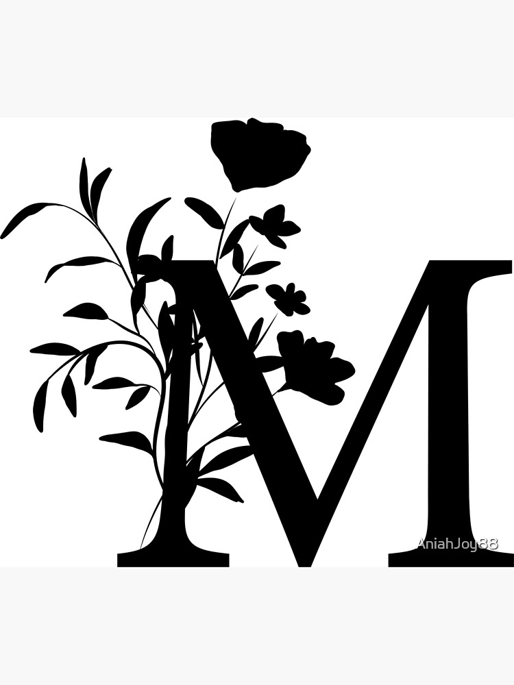 "Custom letter M" Poster for Sale by AniahJoy88 | Redbubble