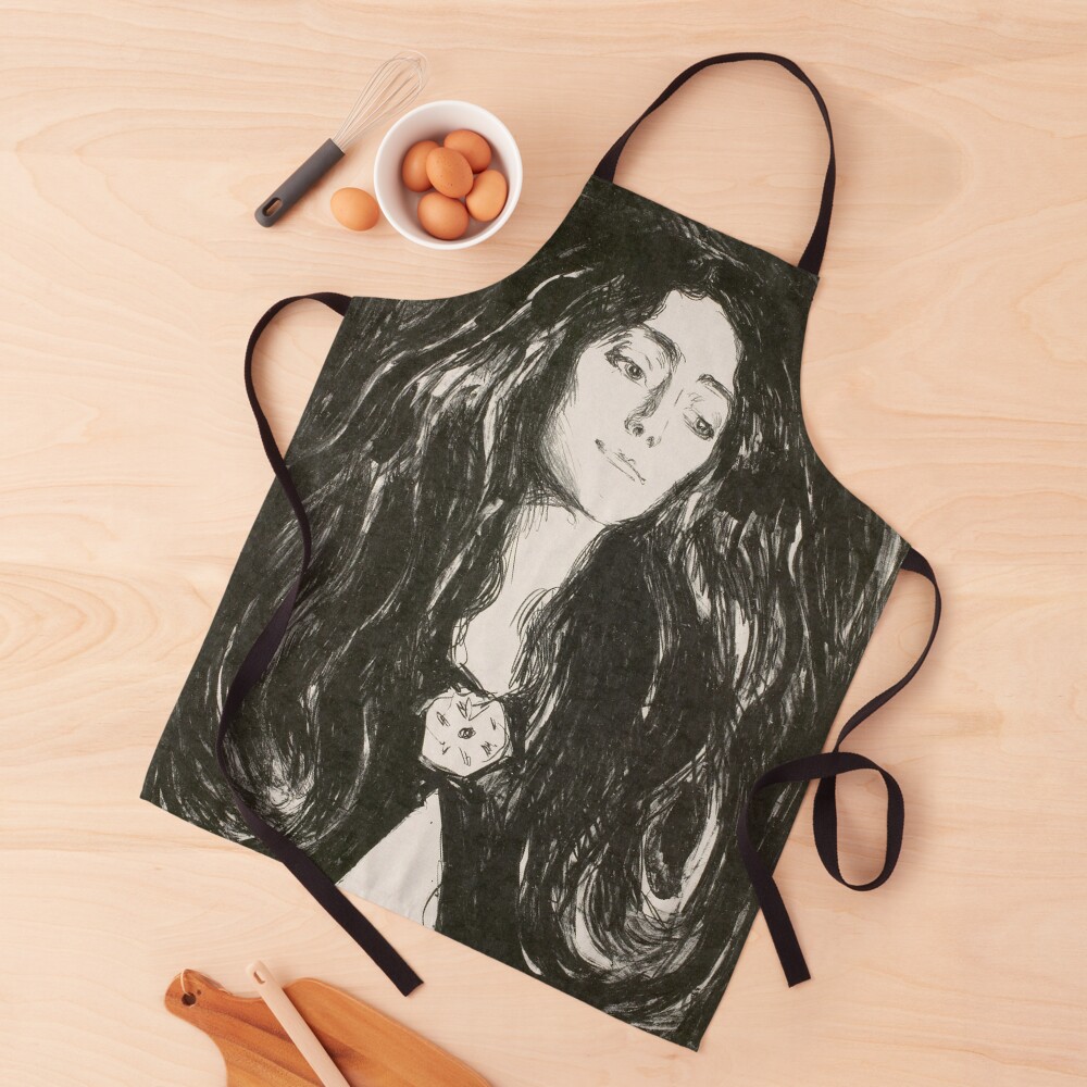 "Edvard Munch - Die Brosche Eva Mudocci 1903" Schürze von artcenter ...